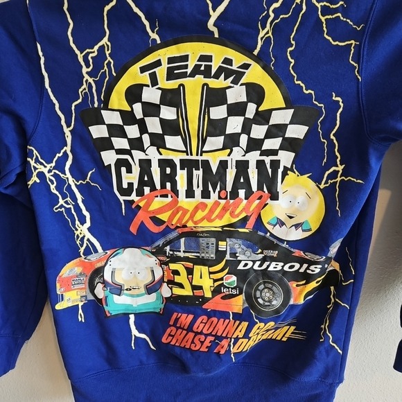 South Park | Shirts | South Park Hoodie Mens Medium Team Cartman Racing ...